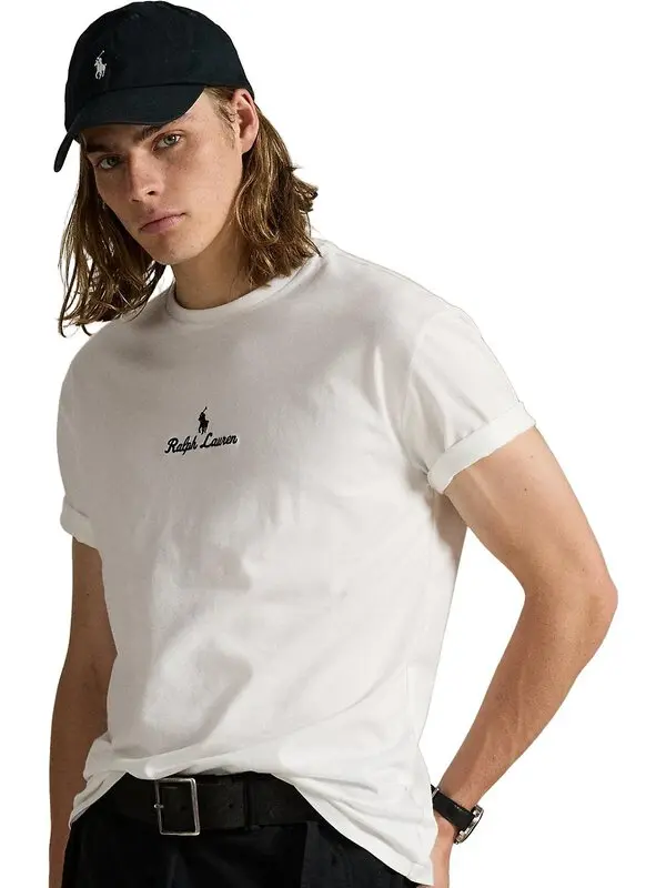 Ralph Lauren Classic Fit Logo Jersey T-shirt - White