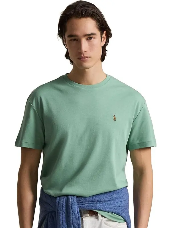 Ralph Lauren Classic Fit Soft Cotton Crewneck T-shirt - Faded Mint