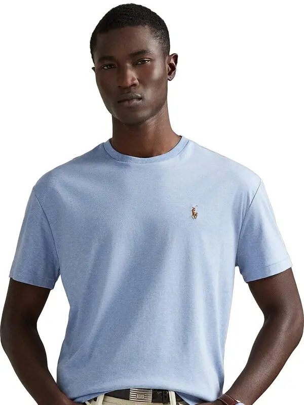 Ralph Lauren Classic Fit Soft Cotton Crewneck T-shirt - Isle Heather