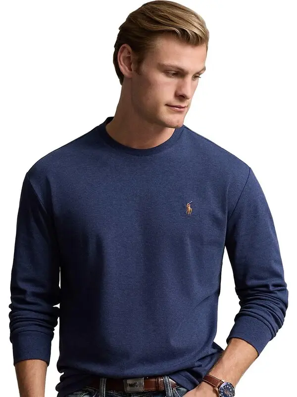 Ralph Lauren Classic Fit Soft Cotton Crewneck T-shirt - Refined Navy