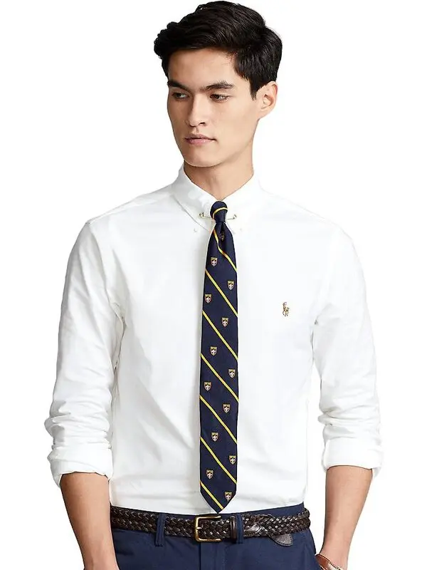 Ralph Lauren Slim Fit Stretch Oxford Shirt - White