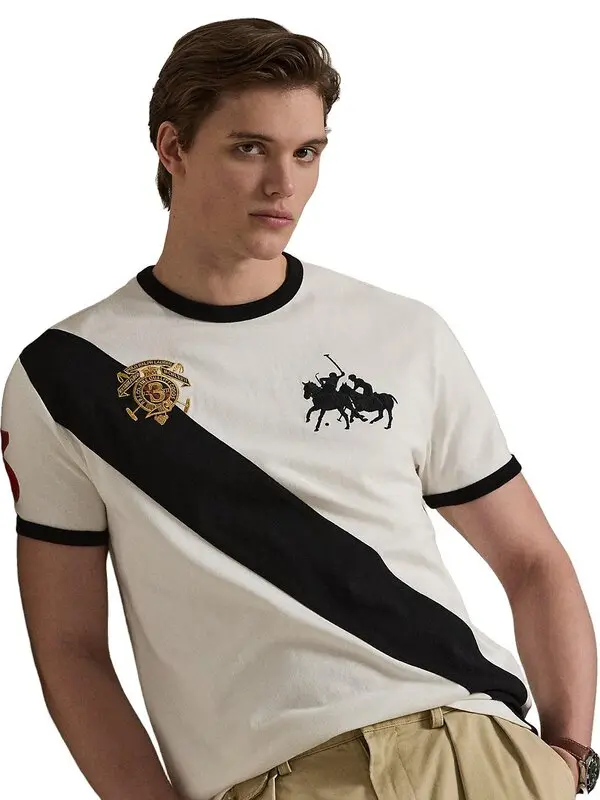 Ralph Lauren Classic Fit Jersey Graphic T-shirt - Nevis/polo Black