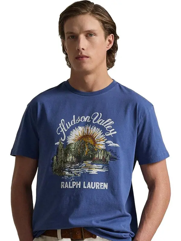 Ralph Lauren Classic Fit Jersey Graphic T-shirt - Old Royal