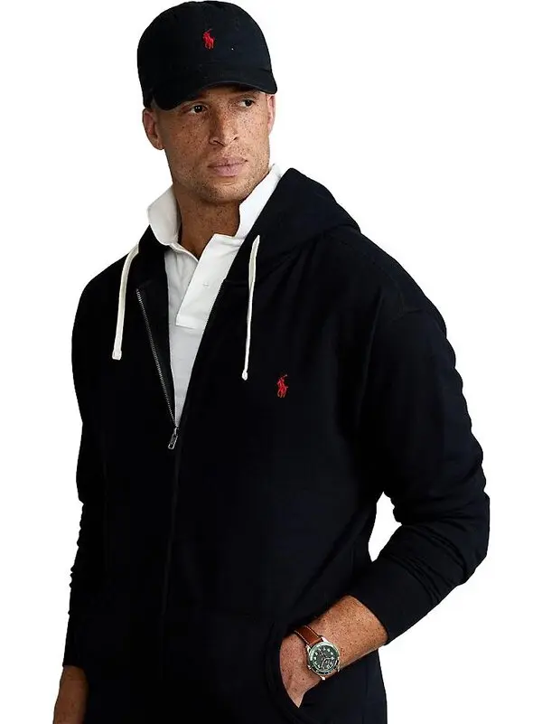 Ralph Lauren The Rl Fleece Full-zip Hoodie - Black