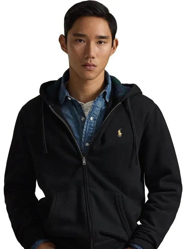 Ralph Lauren The Rl Fleece Full-zip Hoodie - Polo Black