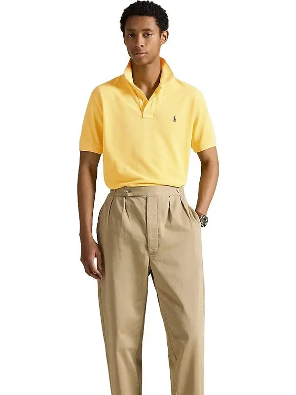 Ralph Lauren Original Fit Mesh Polo Shirt - Cast Yellow