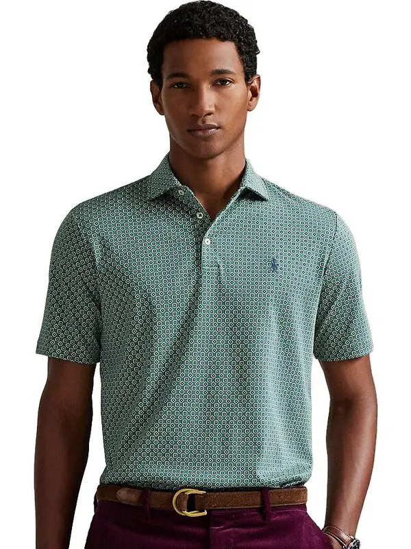 Ralph Lauren Classic Fit Soft Cotton Polo Shirt - Paisley Foulard Fir