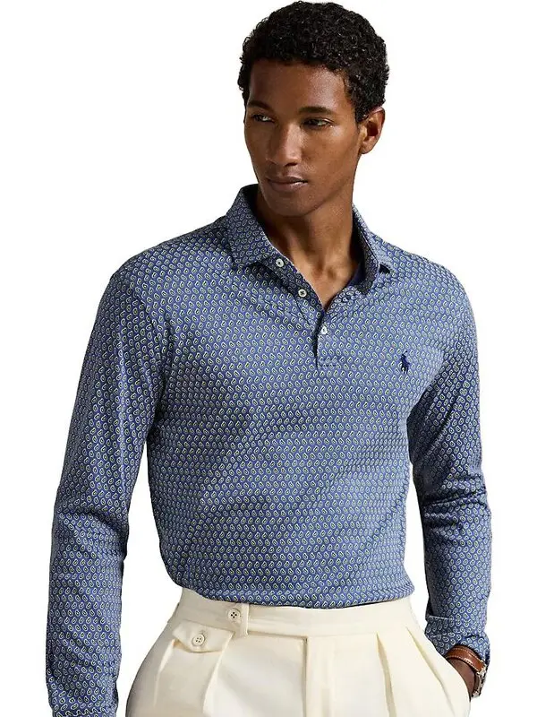 Ralph Lauren Classic Fit Soft Cotton Polo Shirt - Paisley Foulard
