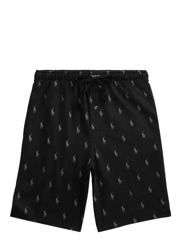 Ralph Lauren Signature Pony Sleep Short - Polo Black/active Grey