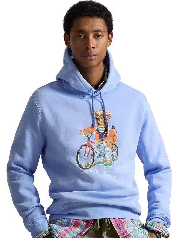 Ralph Lauren Polo Bear Fleece Hoodie - Austin Blue  Summer Bear