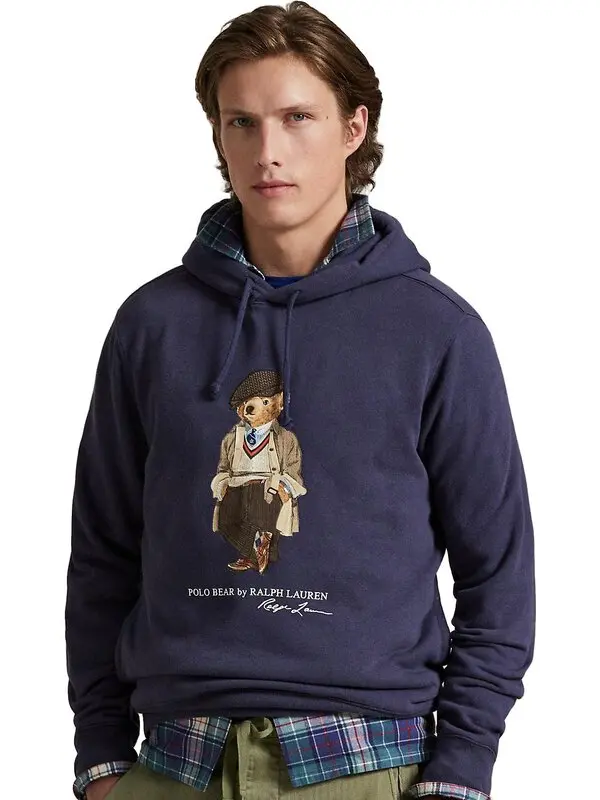 Ralph Lauren Polo Bear Fleece Hoodie - Faded Blue
