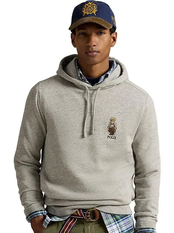 Ralph Lauren Polo Bear Fleece Hoodie - Loft Heather