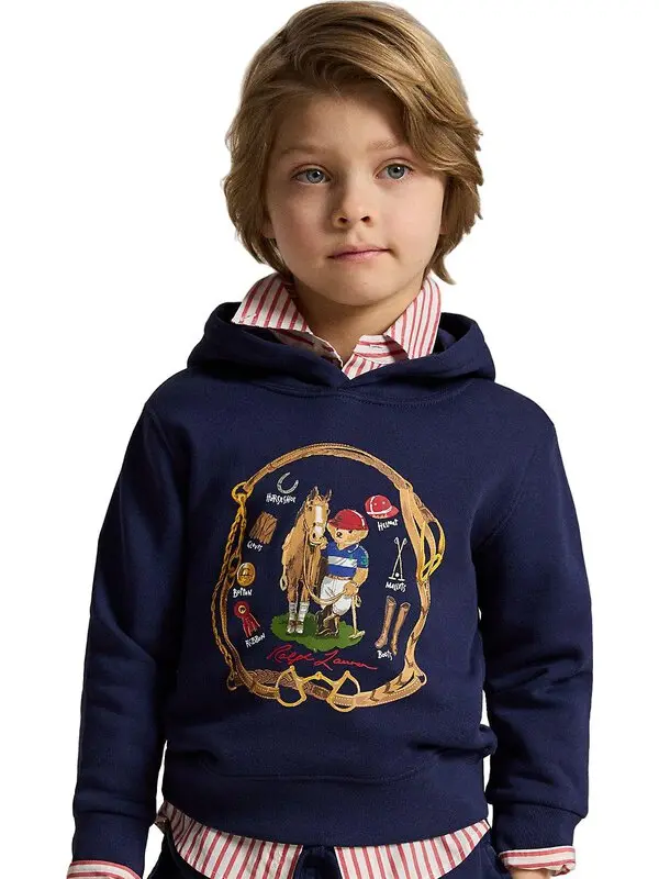 Ralph Lauren Polo Bear Fleece Hoodie - Newport Navy