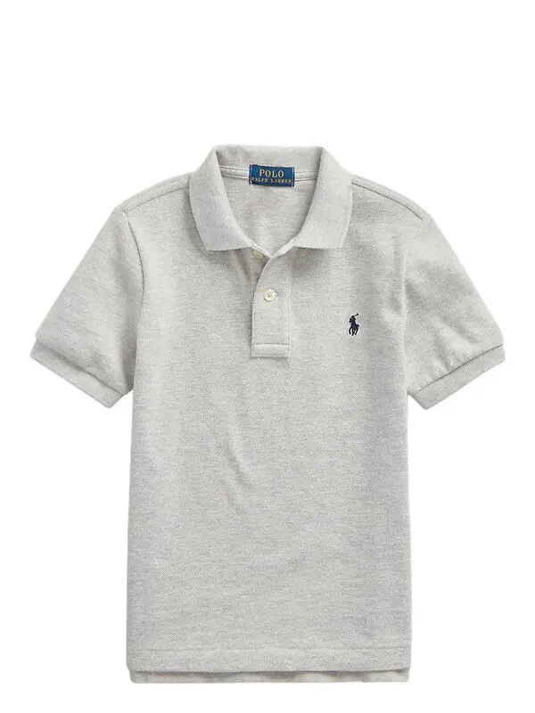 Ralph Lauren Classic Fit Mesh Polo Shirt - Andover Heather