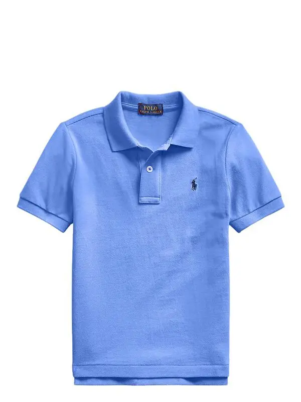 Ralph Lauren Classic Fit Mesh Polo Shirt - Harbor Blue