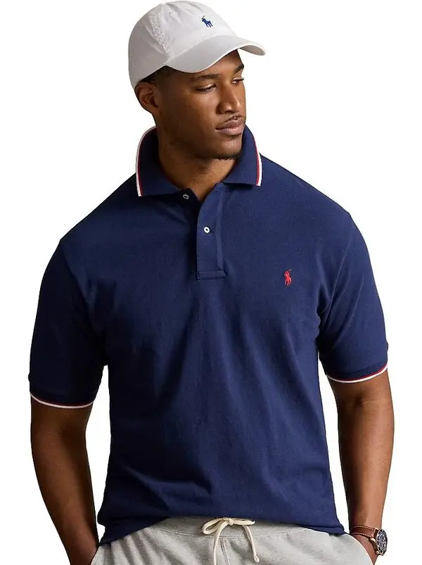 Ralph Lauren Classic Fit Mesh Polo Shirt - Newport Navy