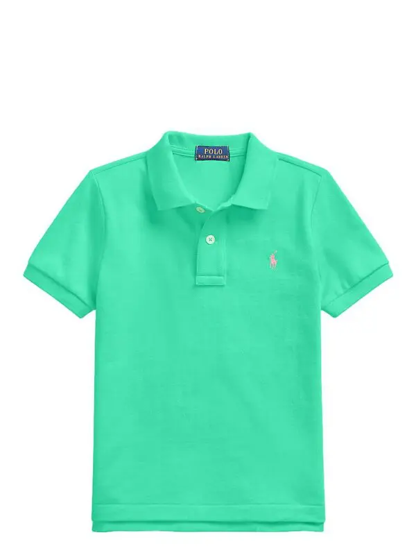 Ralph Lauren Classic Fit Mesh Polo Shirt - Sunset Green
