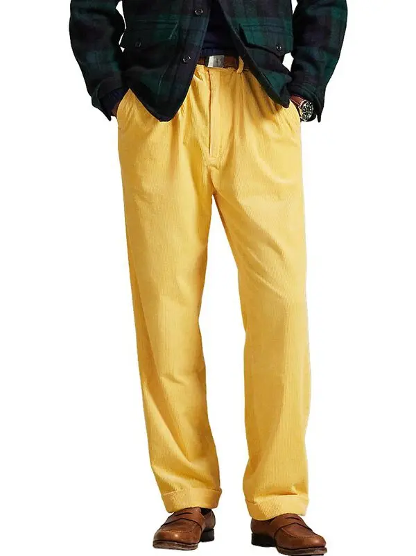 Ralph Lauren Relaxed Fit Corduroy Pant - Beach Yellow