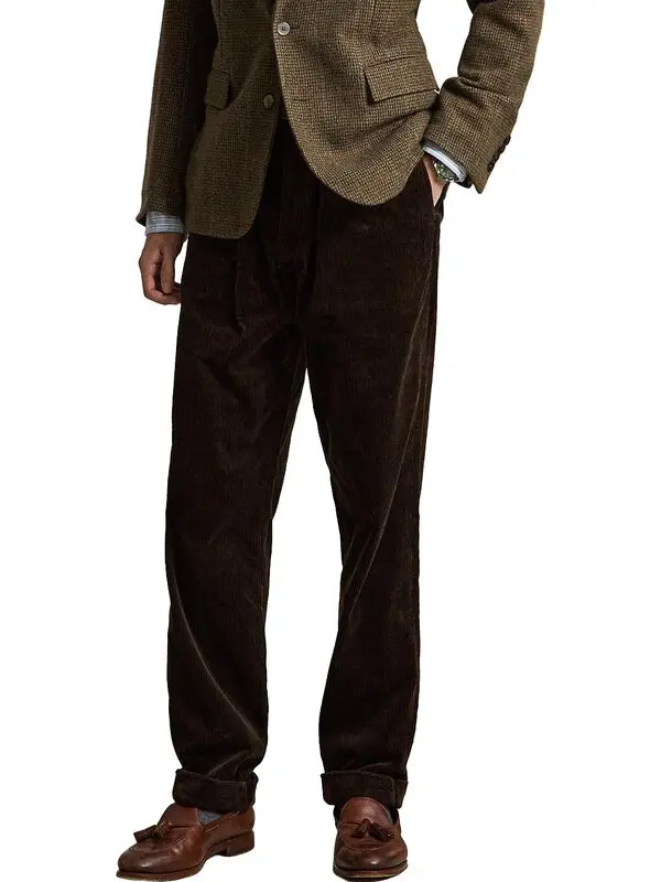 Ralph Lauren Whitman Relaxed Fit Corduroy Pant - Dark Beech