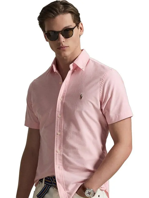 Ralph Lauren Classic Fit Garment-dyed Oxford Shirt - Pink