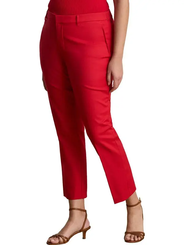 Ralph Lauren Stretch Cotton Pant - Cruise Red