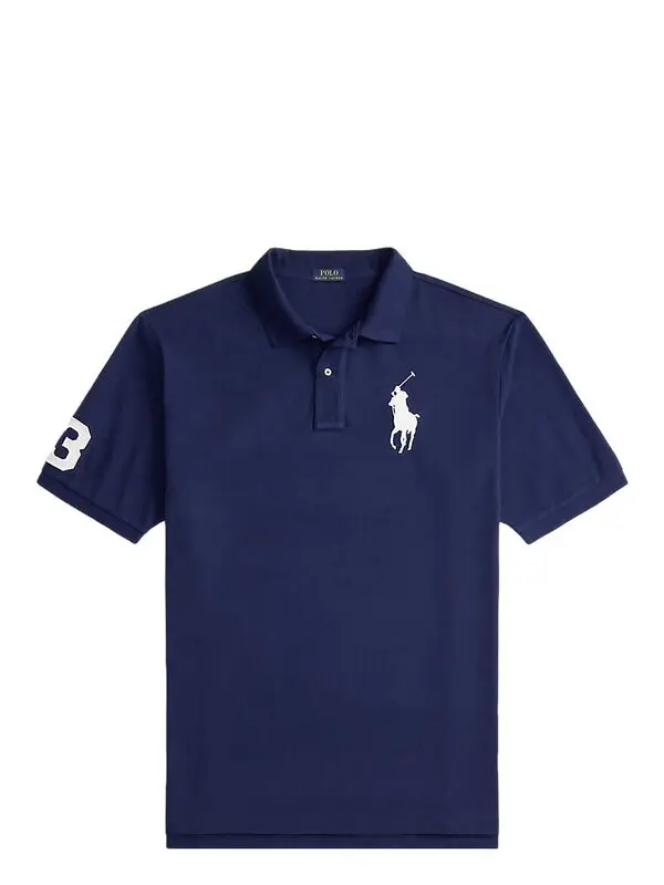 Ralph Lauren Big Pony Mesh Polo Shirt - Newport Navy