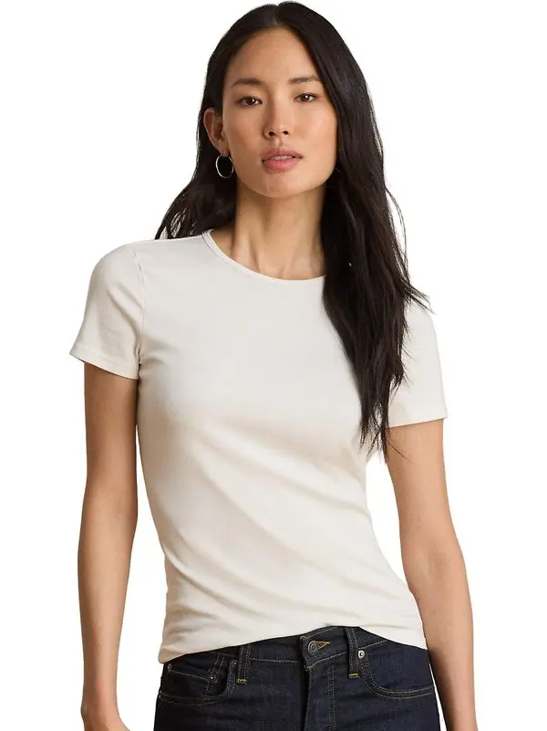 Ralph Lauren Stretch Cotton Tee - White