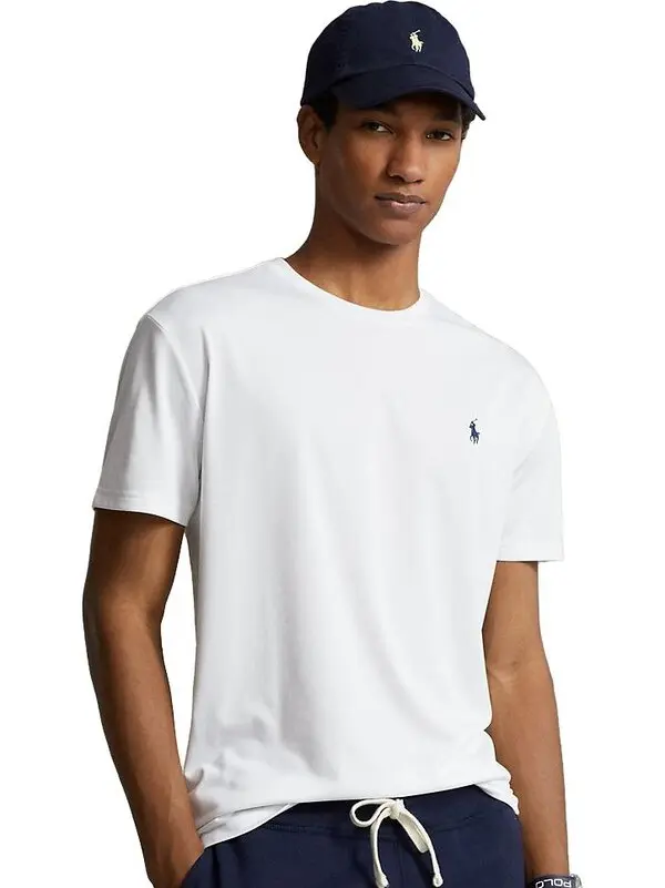 Ralph Lauren Classic Fit Performance Jersey T-shirt - Ceramic White