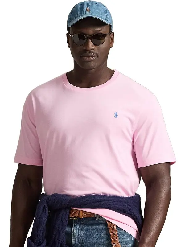 Ralph Lauren Jersey Crewneck T-shirt - Carmel Pink/c7349