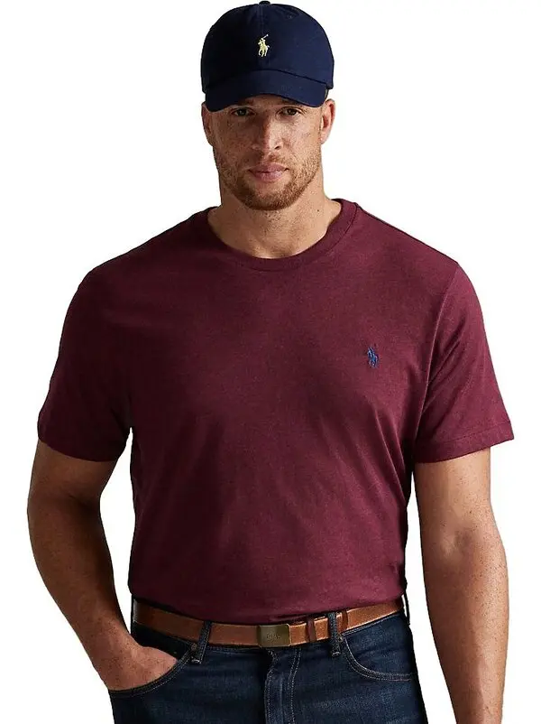 Ralph Lauren Jersey Crewneck T-shirt - Spring Wine Heather