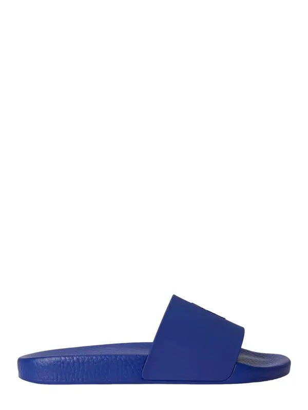 Ralph Lauren Signature Pony Slide - Royal/deckwash White