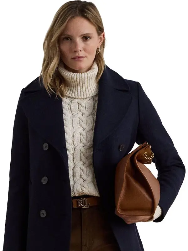 Ralph Lauren Wool-blend Peacoat - Regal Navy