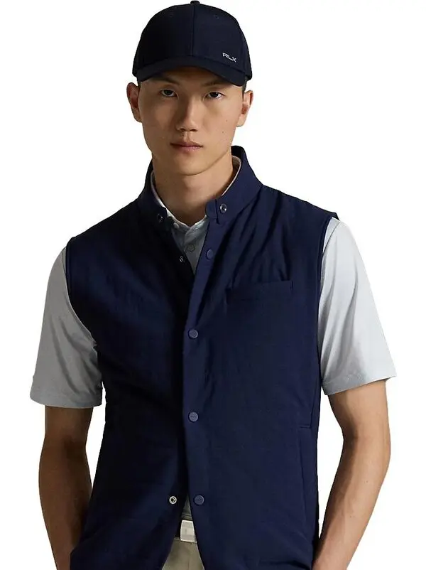 Ralph Lauren Quilted Mockneck Vest - Refined Navy