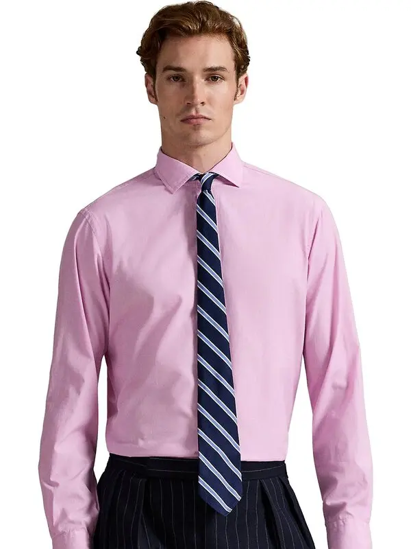 Ralph Lauren Classic Fit End-on-end Shirt - Pink White
