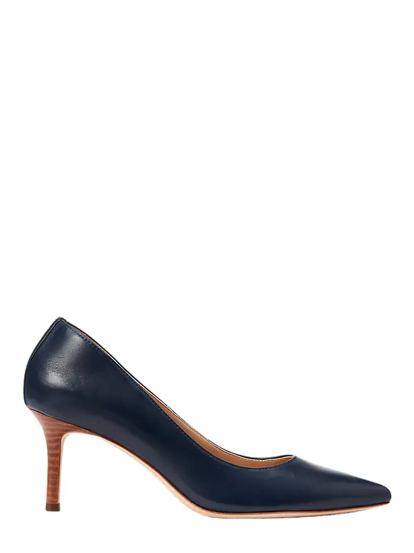 Ralph Lauren Lanette Nappa Leather Pump - Refined Navy