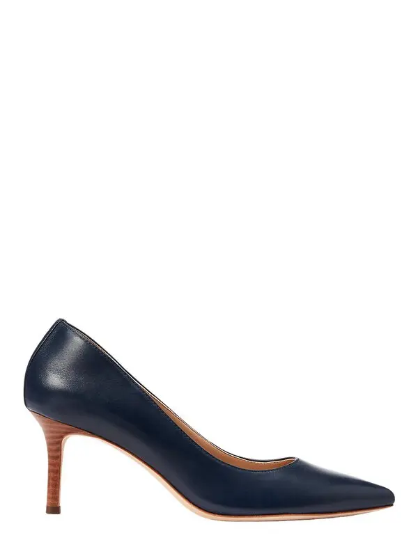 Ralph Lauren Lanette Nappa Leather Pump - Refined Navy