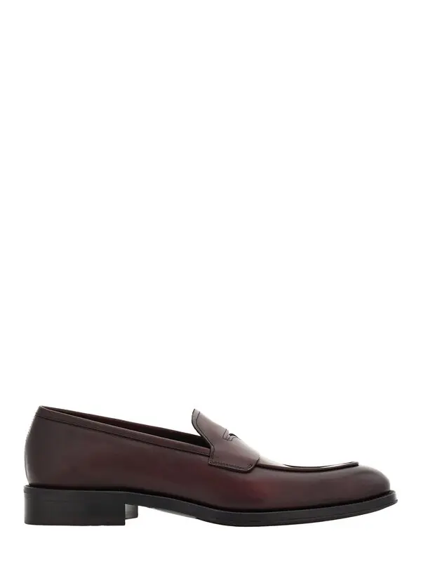 FERRAGAMO Penny Loafer - Red