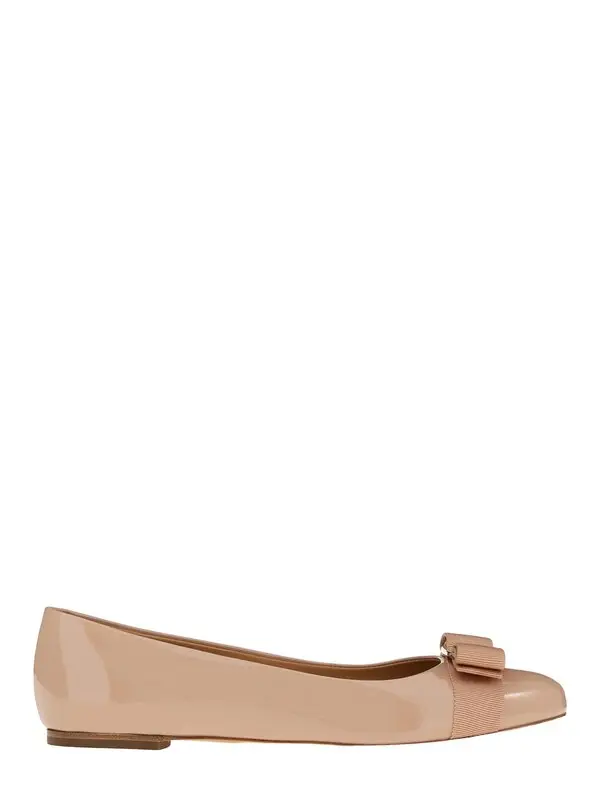 FERRAGAMO Varina Ballet Flat - Beige