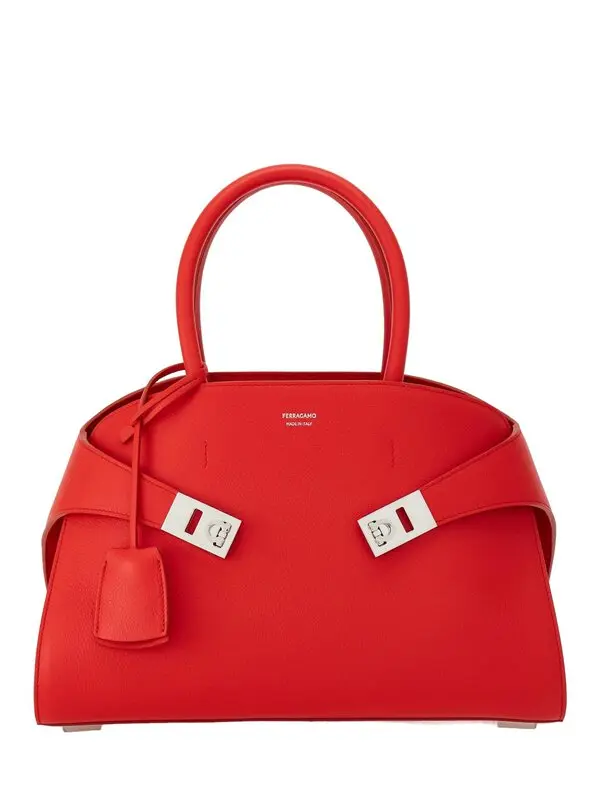 FERRAGAMO Hug Top-handle Handbag - Red