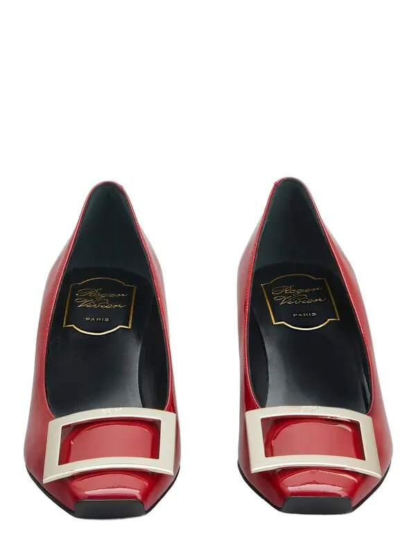 ROGER VIVIER Trompette Pumps In Patent Leather - Red
