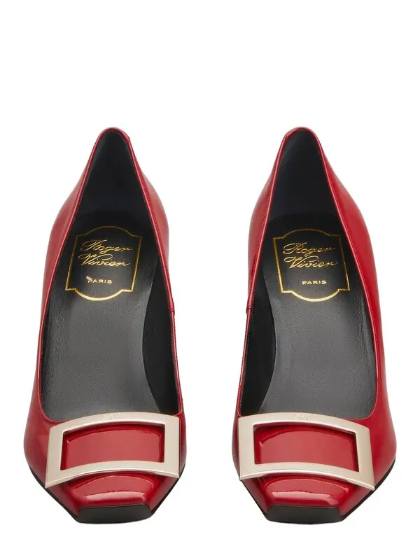 ROGER VIVIER Trompette Pumps In Patent Leather - Red