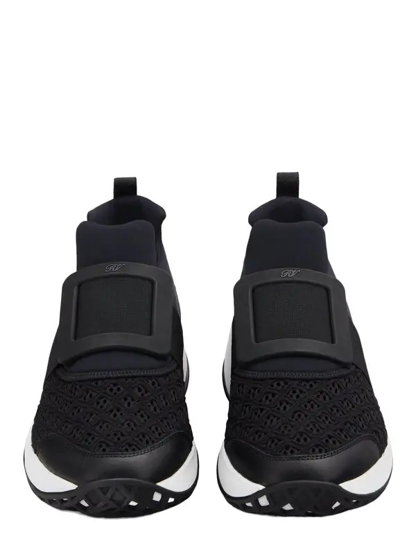 ROGER VIVIER Viv' Run Sneakers - Black