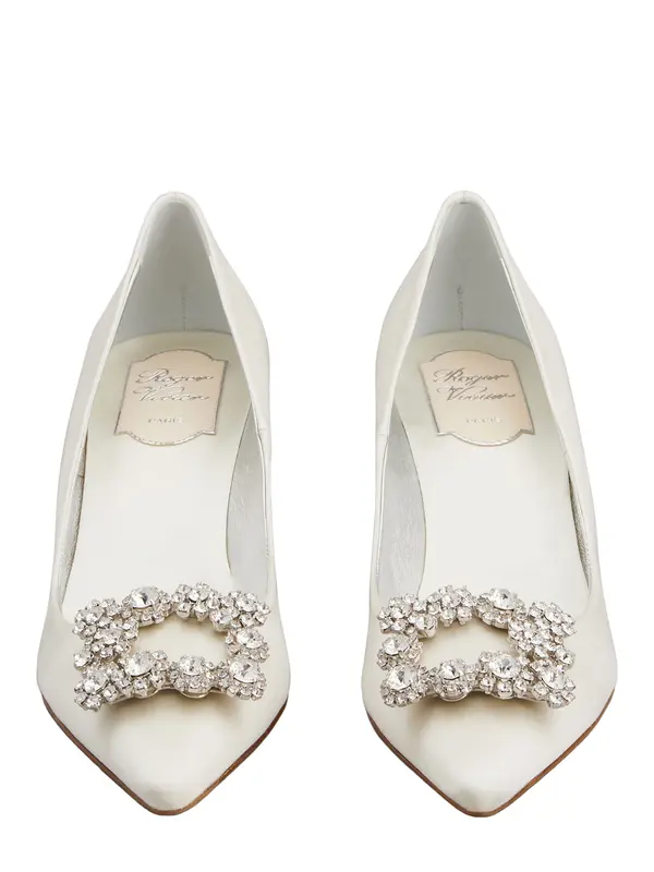 ROGER VIVIER Efflorescence Pumps - Off White