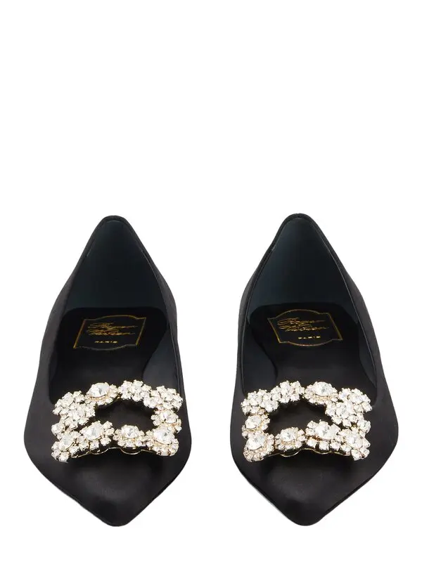 ROGER VIVIER Efflorescence Ballerinas - Black