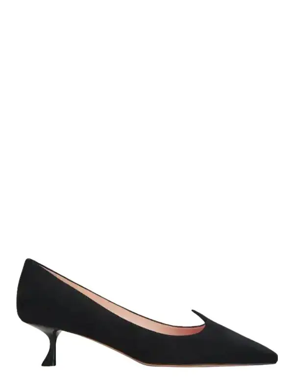 ROGER VIVIER I Love" Suede Pumps - Black