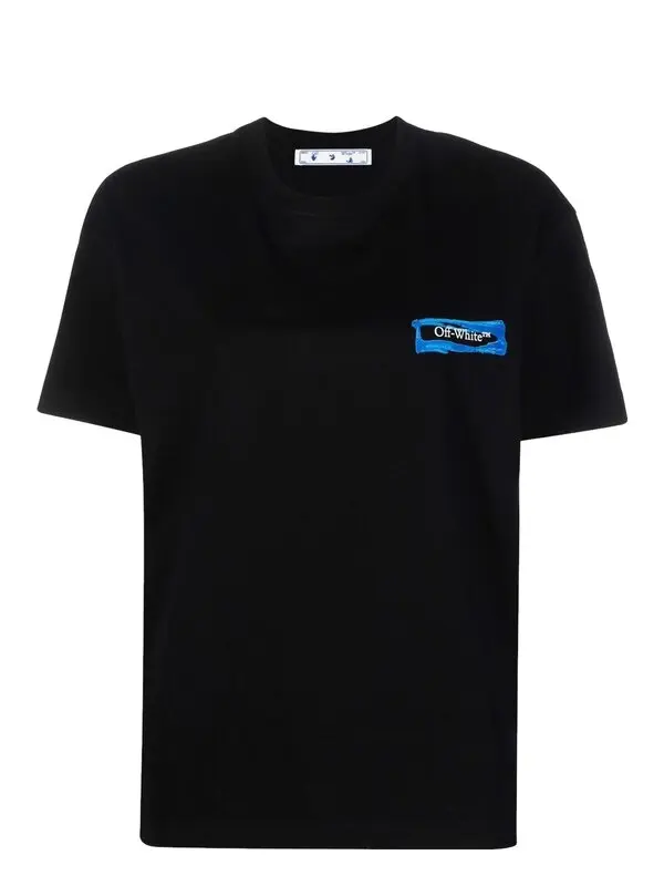 Off-White Painted Arrows Print T-shirt - Black