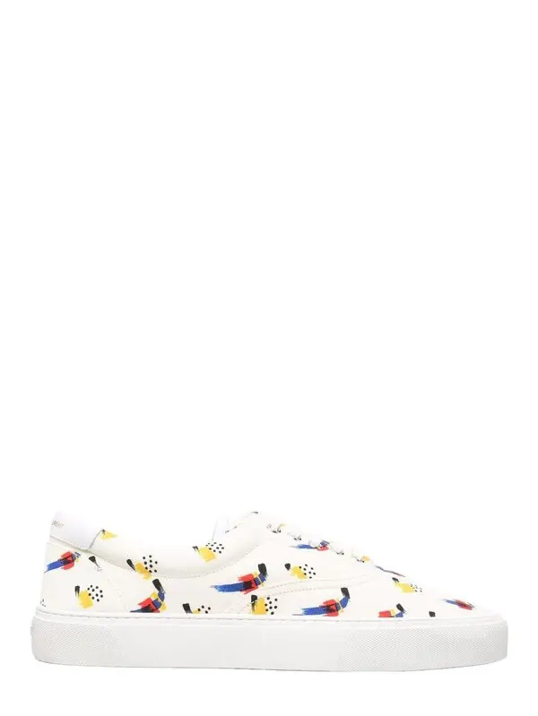 Saint Laurent Venice Low-top Sneakers - Neutrals