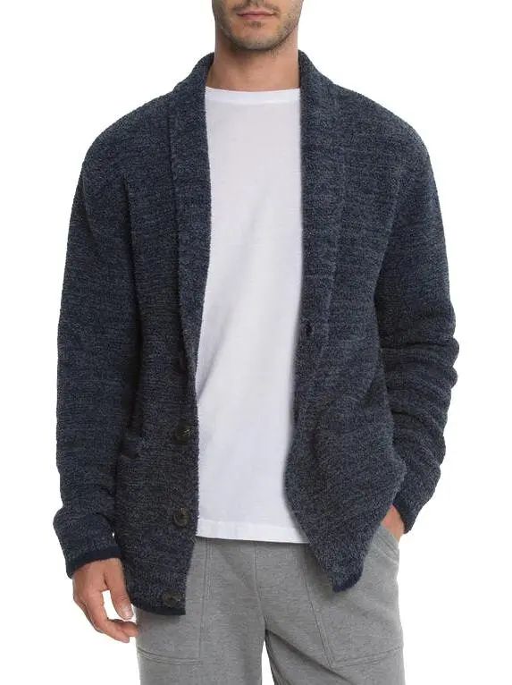 Barefoot Dreams Shawl Collar Cardigan - Indigo/pacific Blue