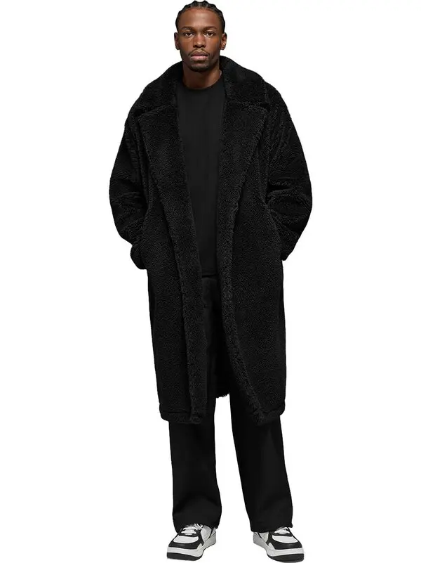Alo Yoga Oversized Sherpa Trench Jacket - Black