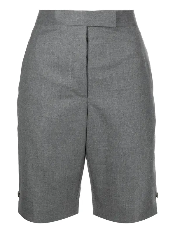 Thom Browne Tailored High-waist Shorts - Grey